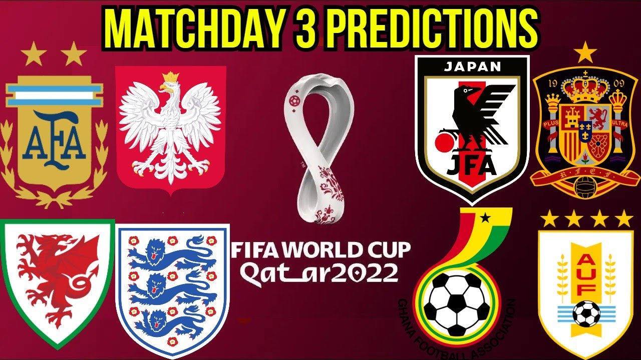 My Matchday 3 World Cup Predictions - YouTube