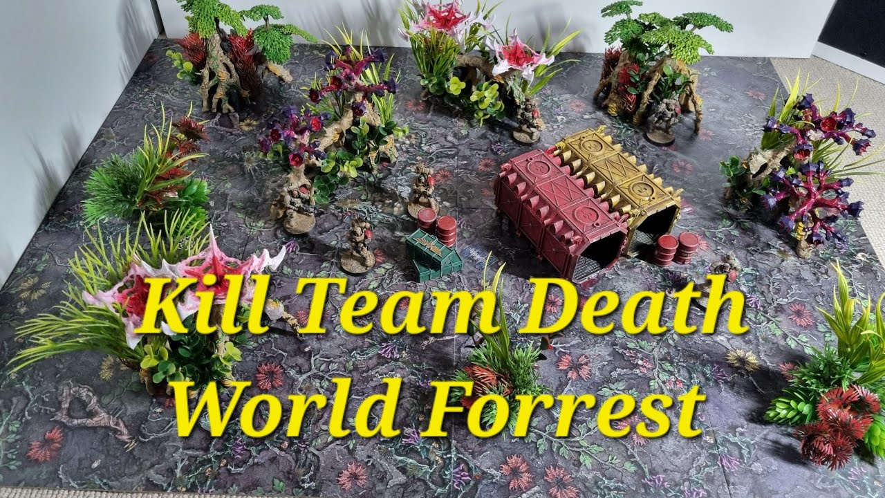 Kill Team Death World Forest Jungle Terrain for Warhammer 40k - YouTube