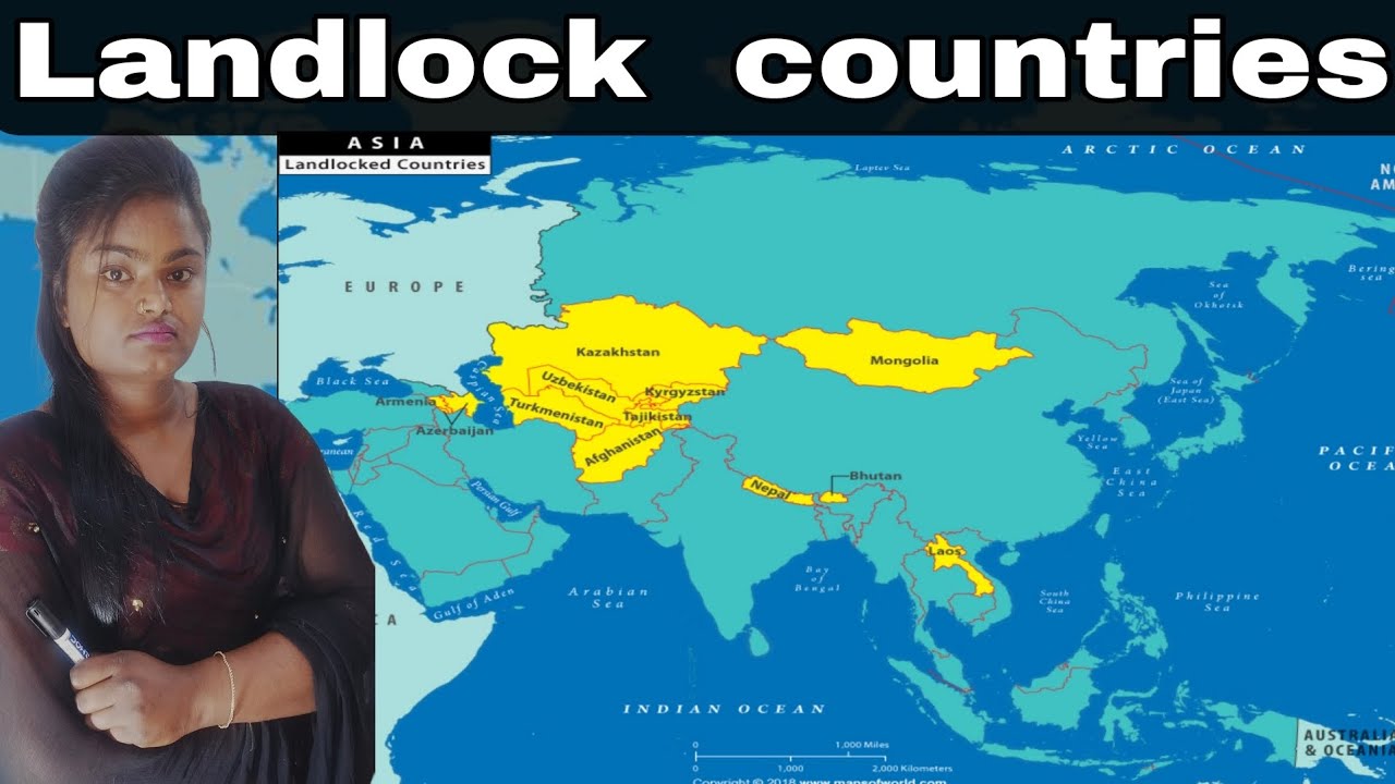 Landlock countries (स्थल अवरुद्ध देश) क्या होता है अस्थल अवरुद्ध देश ...