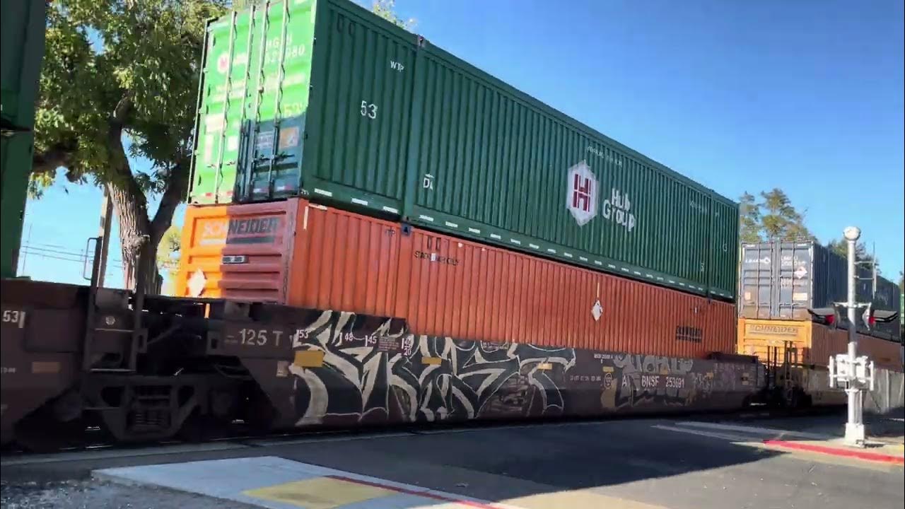 Up 8963 IOANP going through Pleasanton - YouTube