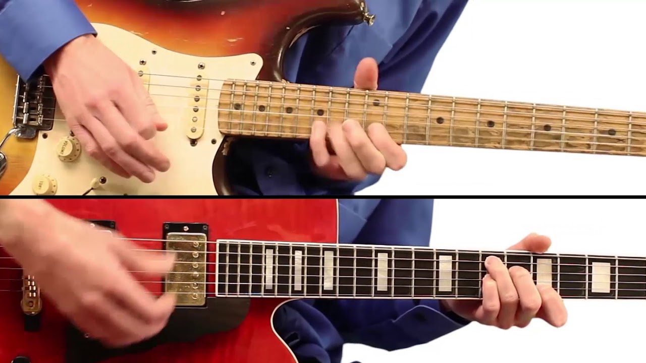 Slow Blues Mode Mixture in E - Jam Along from Guitar Lesson - YouTube