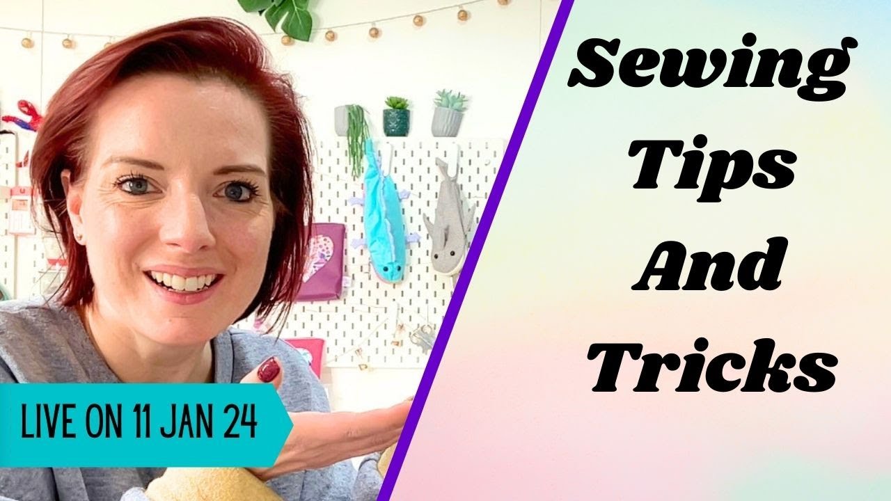 Join me for a bag making and sewing tip of the day plus studio news ...