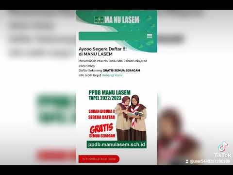 Informasi PPDB MA NU Lasem - YouTube