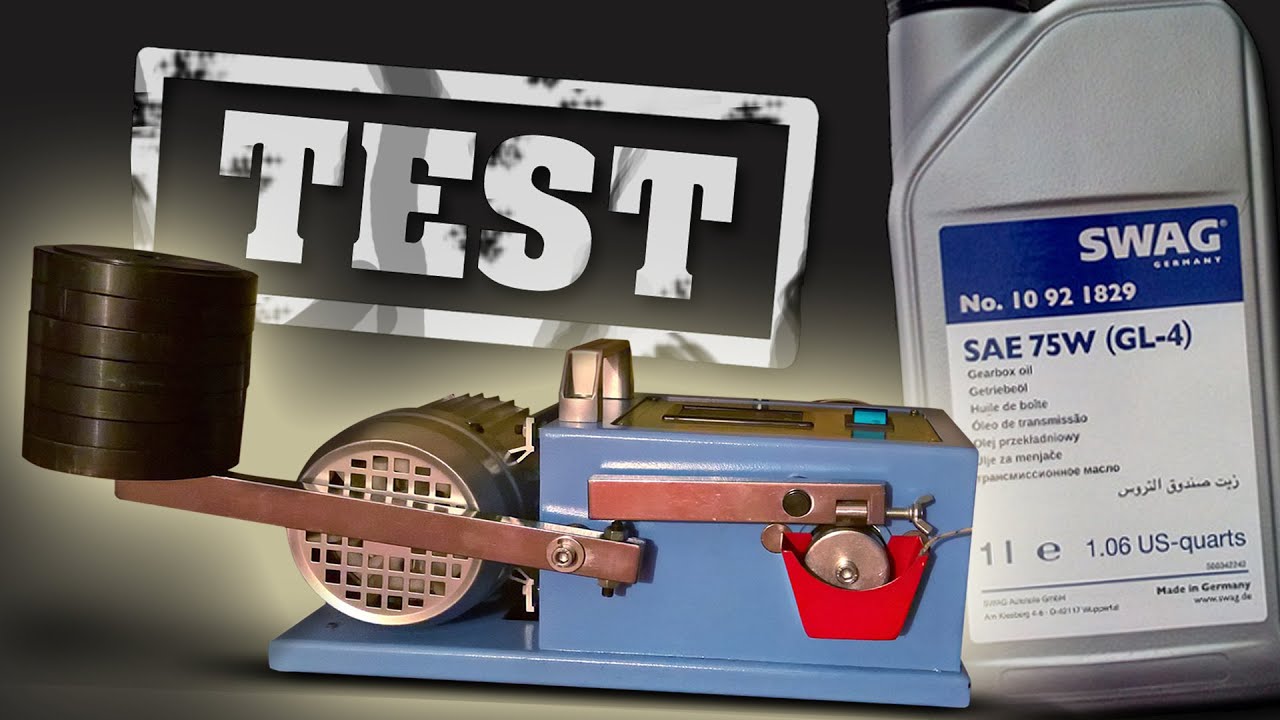 SWAG 75W GL-4 Test Gear oil Piotr tester - YouTube
