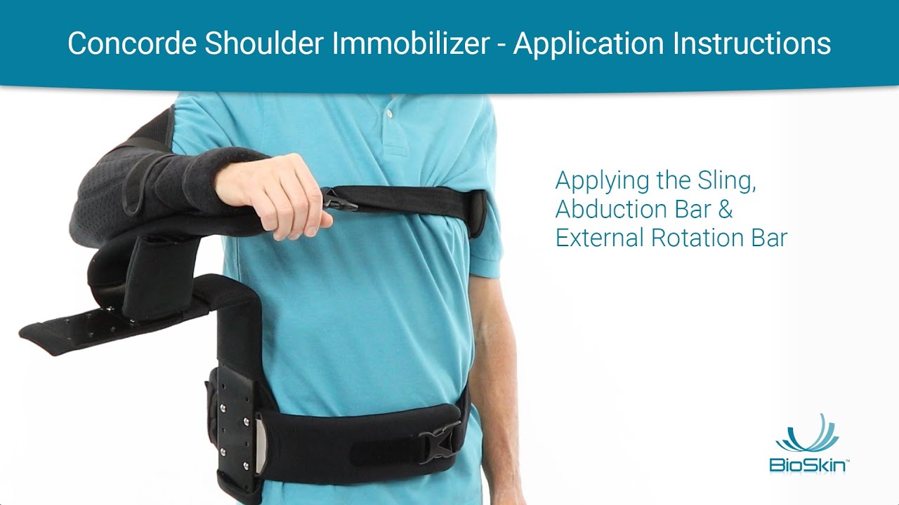 Concorde Shoulder Immobilizer - Sling, Abduction Bar, External Rotation ...