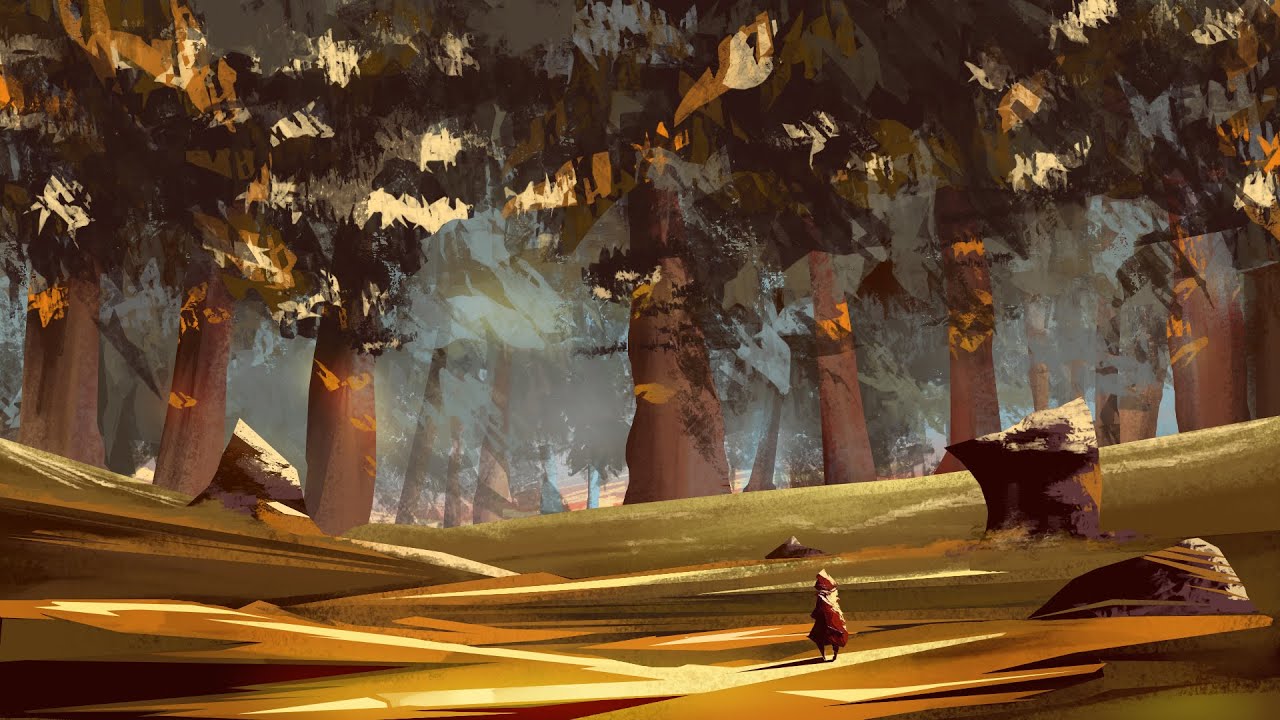 Little Red Riding Hood Concept ART Digital Painting #conceptart # ...