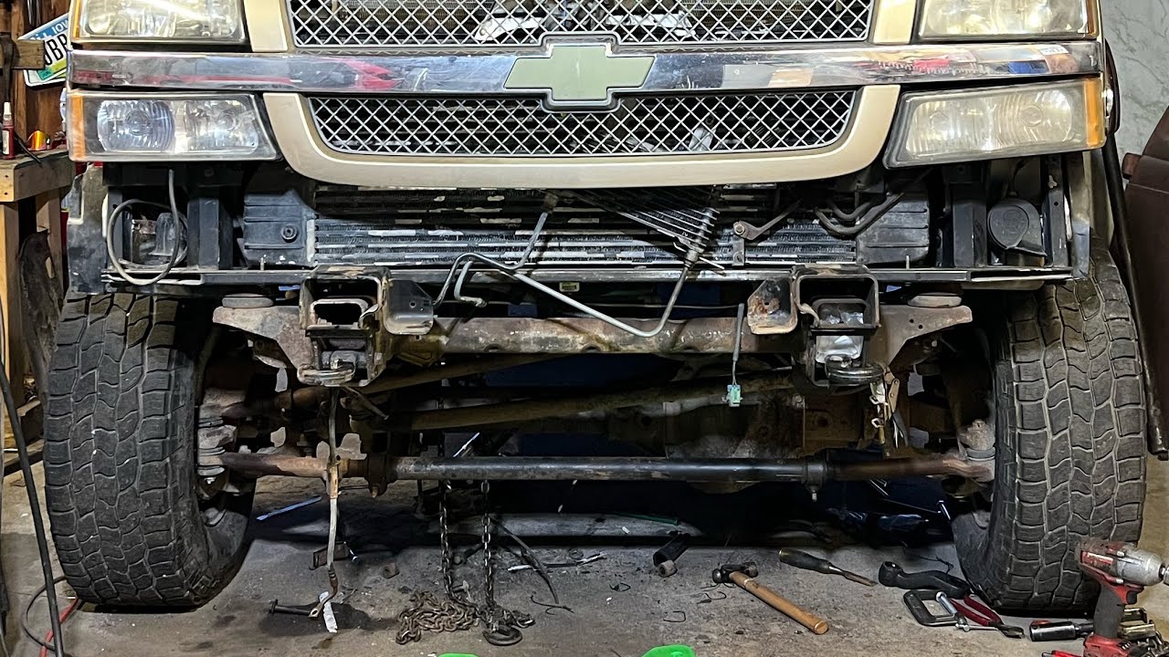 Cheapest Solid Axle Swap for a Cateye Chevy Part 2 - YouTube