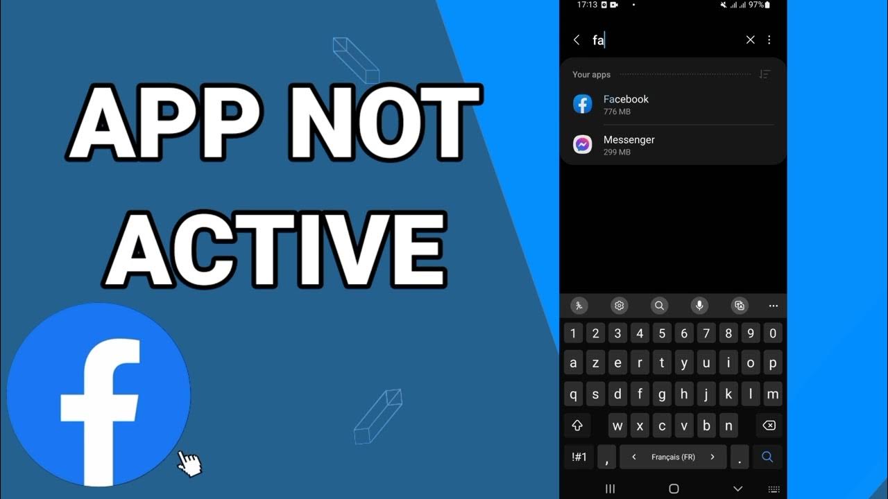 How To Fix Facebook App Not Active - YouTube