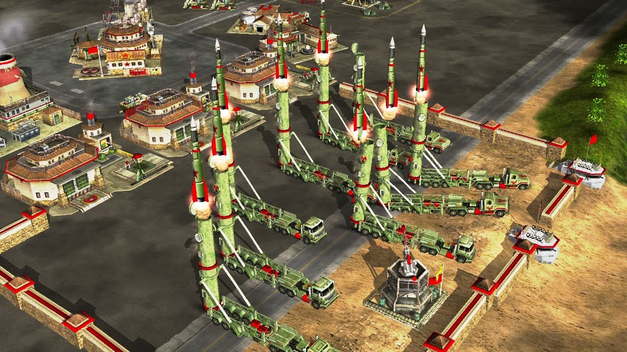 Nuke China 1 vs 2 USA Laser - C&C Generals Continue - YouTube