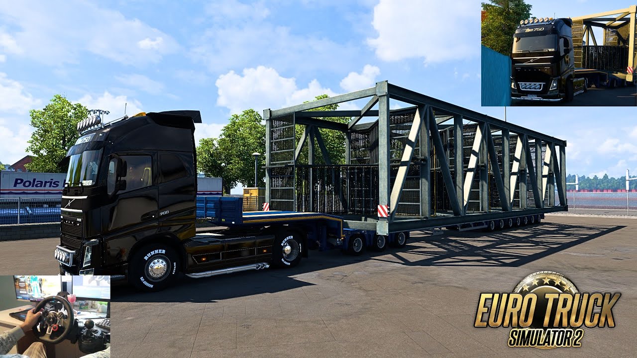 Ets2, construction staircase 50 ton, from gothenburg to helisngborg DLC ...