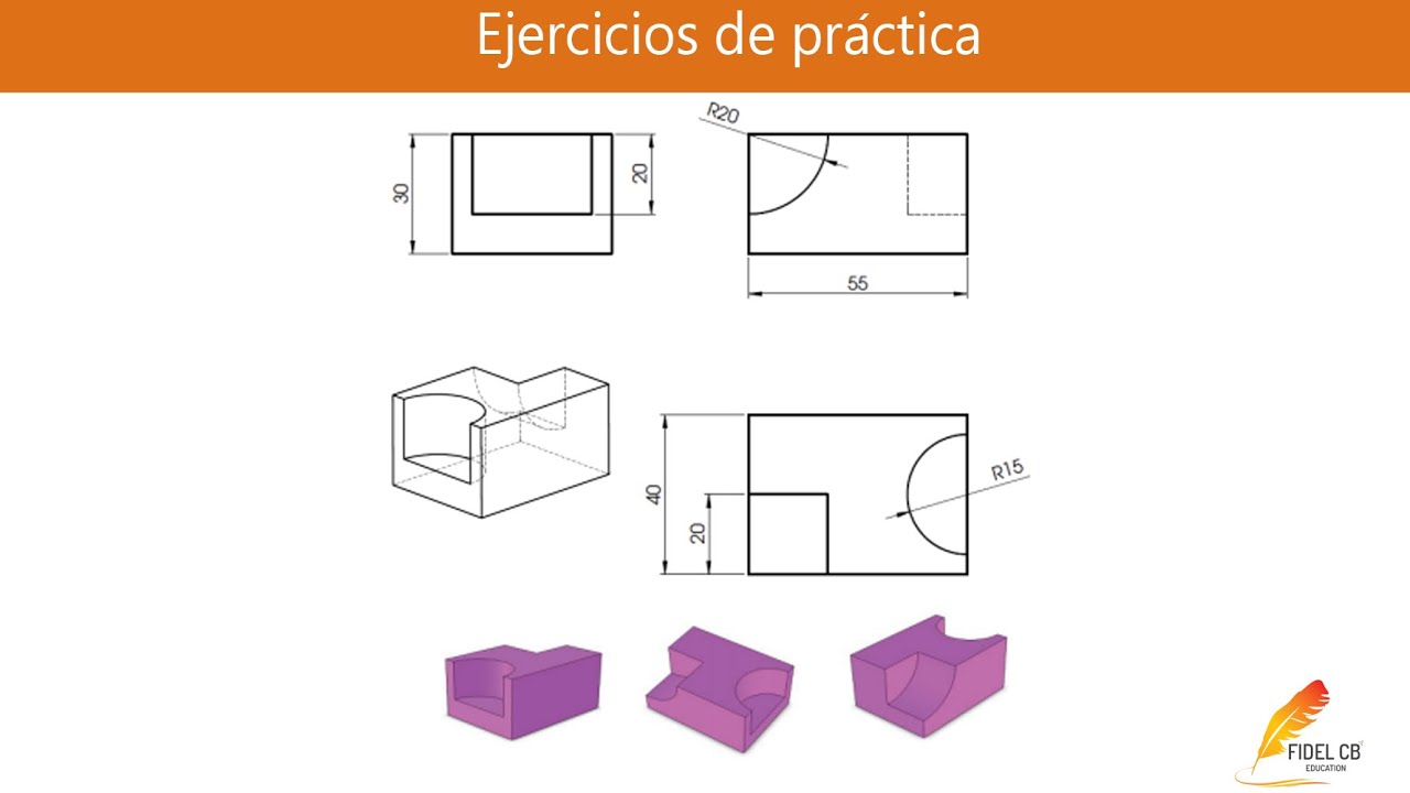 EJERCICIO DE PRÁCTICA 3 #SOLIDWORKS BÁSICO - YouTube