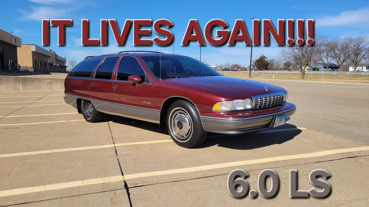 I LS swapped this wagon in 4 days and it RIPS!! - YouTube