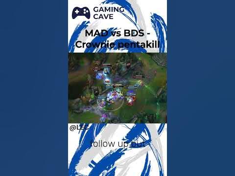 MAD vs BDS - Crownie zeri pentakill - YouTube