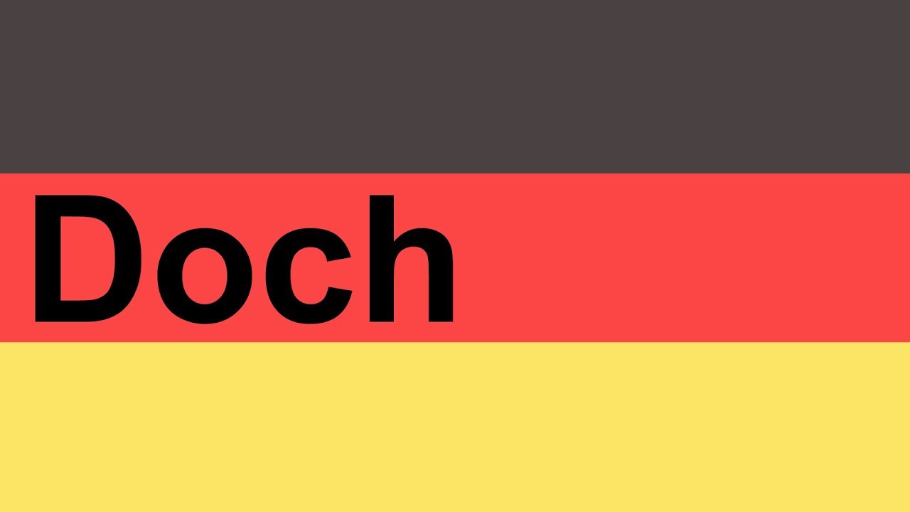 Doch – Great German Words #39 - YouTube