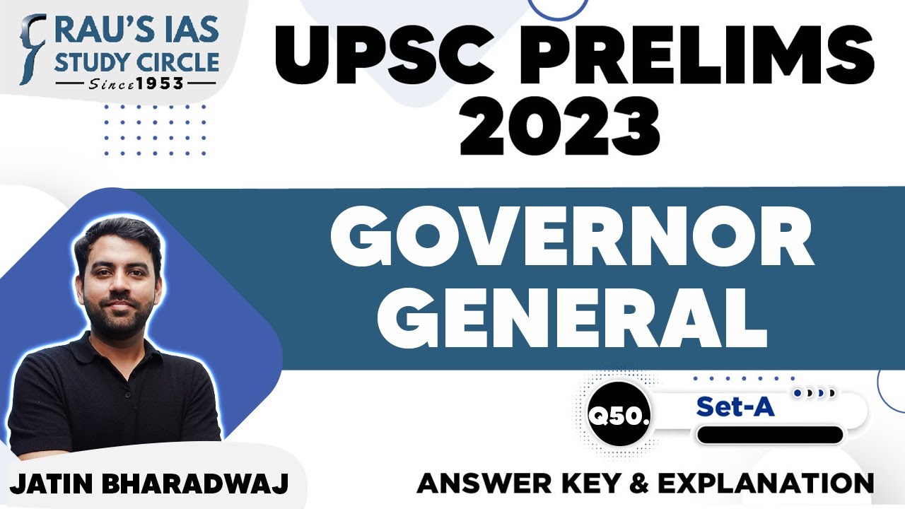 UPSC CSE Prelims 2023 | GS Paper 1 | Question - 50 | Set - A | Answer ...