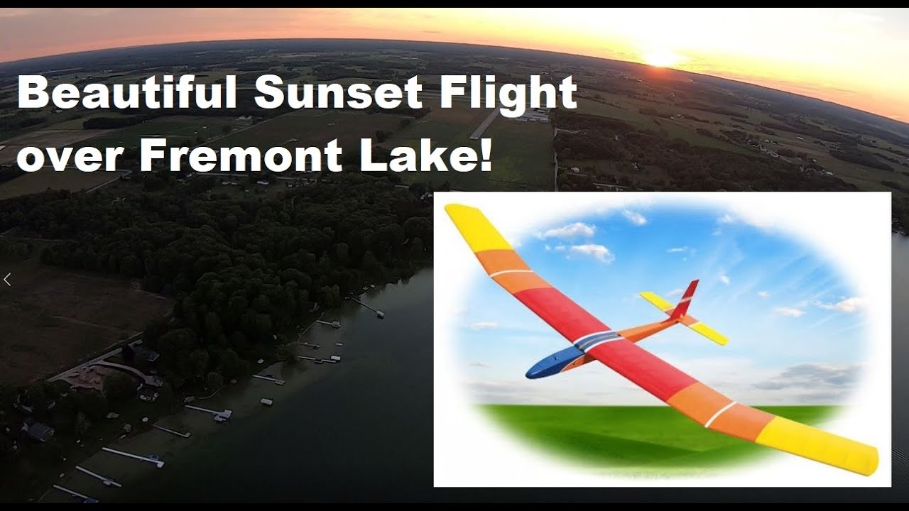 A Memorial Flight for my Dad Over Fremont Lake. Gentle Lady RC Glider ...