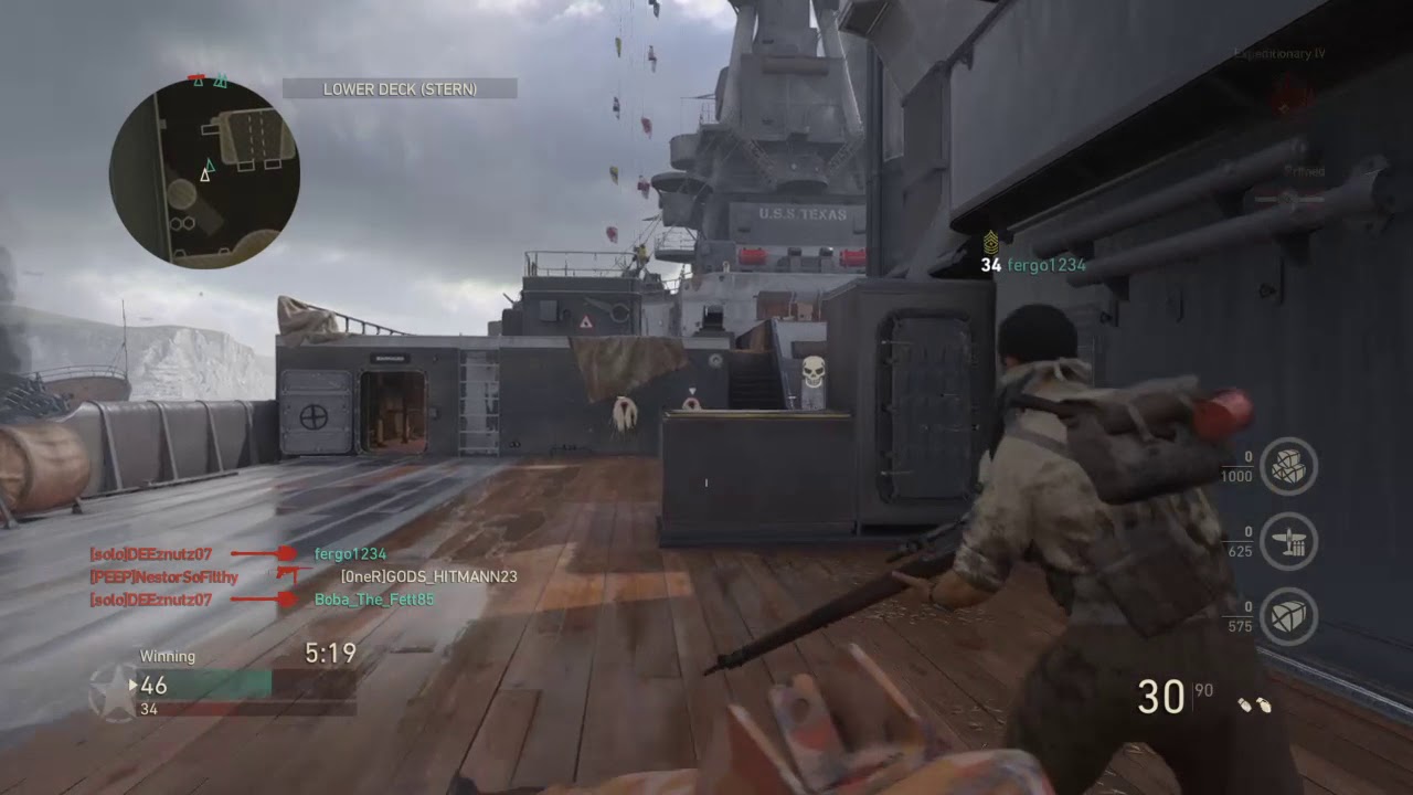 COD WW2 AIMBOT HACKER - YouTube