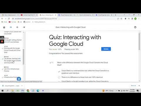 Essential Google Cloud Infrastructure: Foundation | quiz answers - YouTube