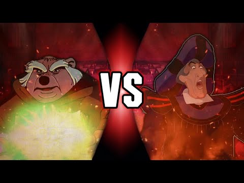 Friar Tuck vs Frollo (Friar’s rubbing wood vs Frollo show) | Versus ...