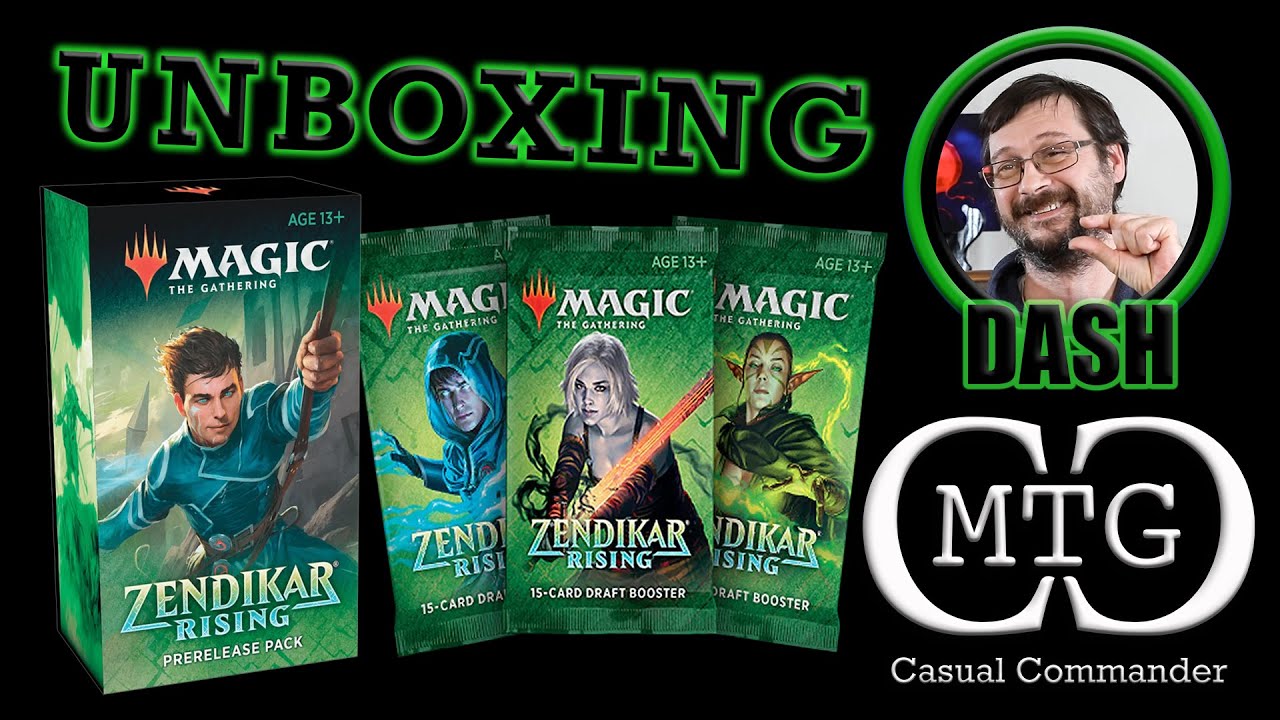 MTG Casual Commander: UNBOXING - Dash - Zendikar Rising - Prerelease ...