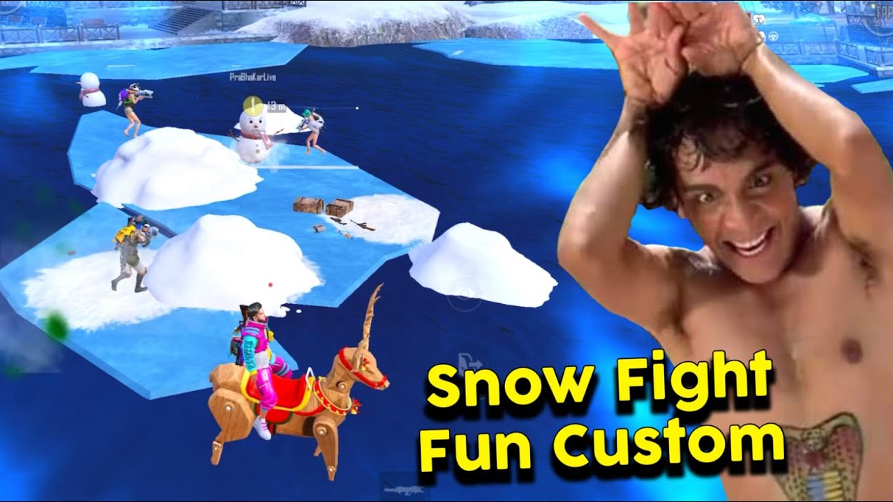 BGMI SNOW FIGHT FUN CUSTOM WITH ELECTRO - YouTube