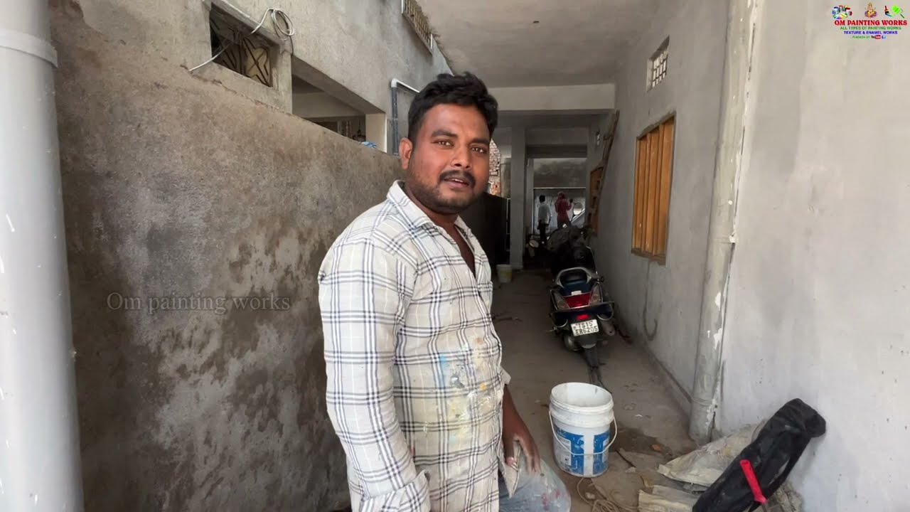 Wall Putty Work 2023 | House Elevation Painting Putti Work - YouTube