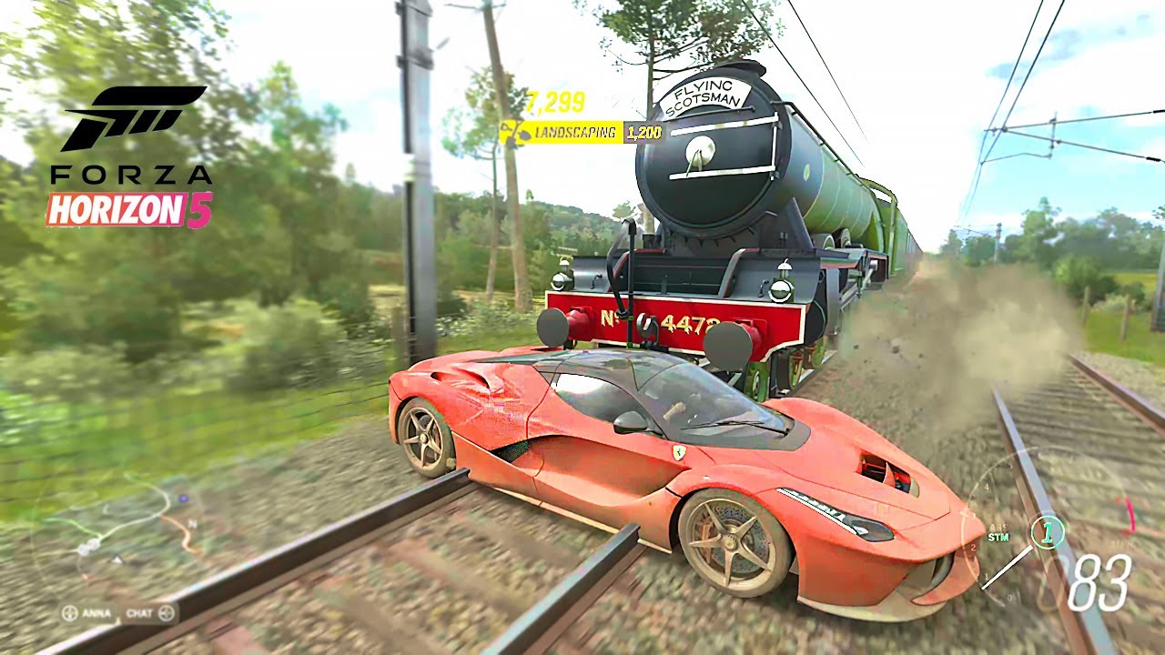 Forza Horizon 5 Epic Train Race / WHO IS THE WINNER ? Amazing Graphics ...