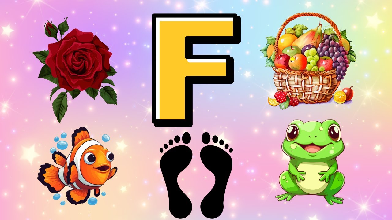 LETTER F POEM FOR BABIES /ALPHABET LETTER F - YouTube