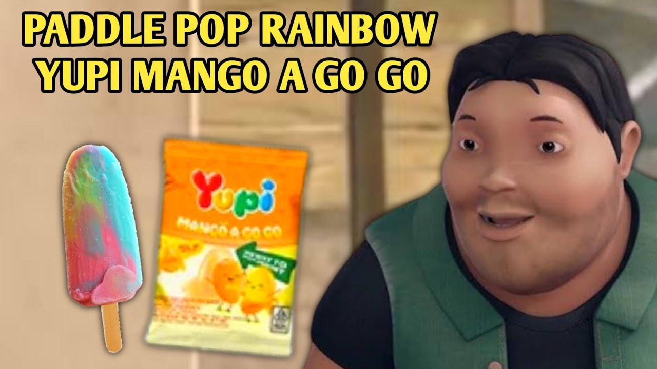 BANG SOPO MAKAN ES KRIM PADDLE POP DAN PERMEN YUPI MANGO A GO GO - YouTube