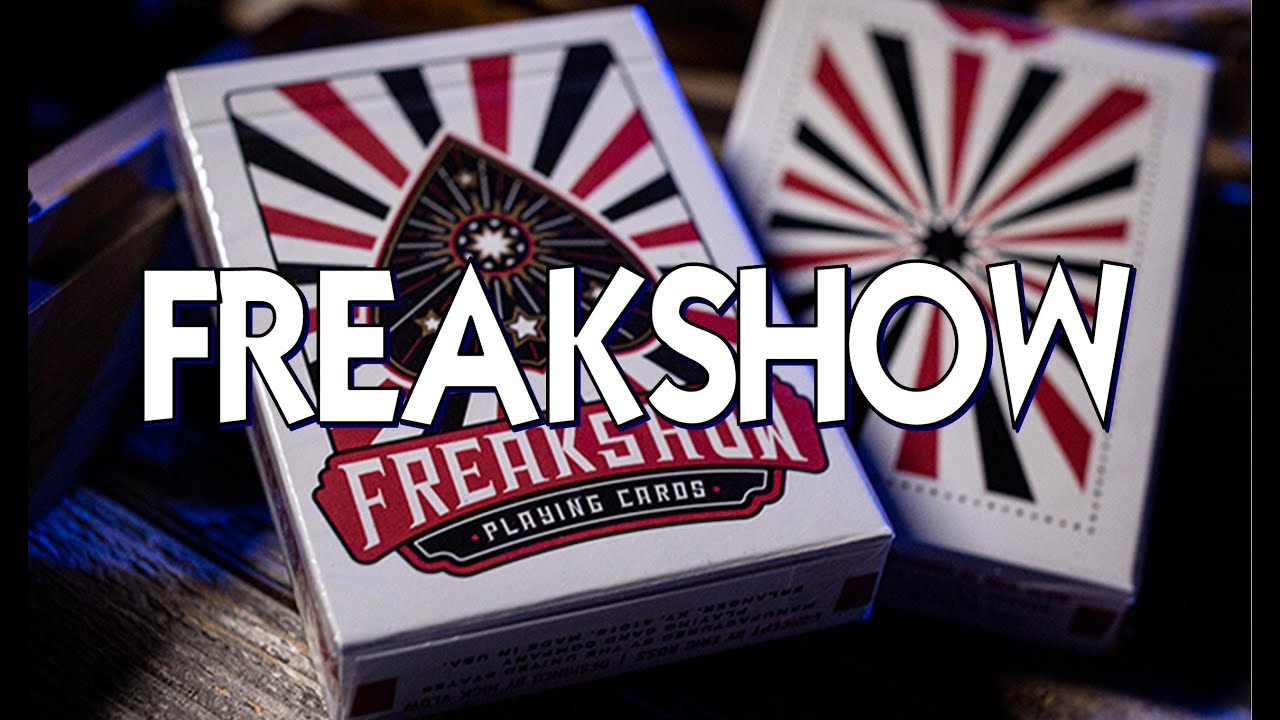 Deck Review - Freakshow playing cards by Eric Ross & Nick Vlow - YouTube
