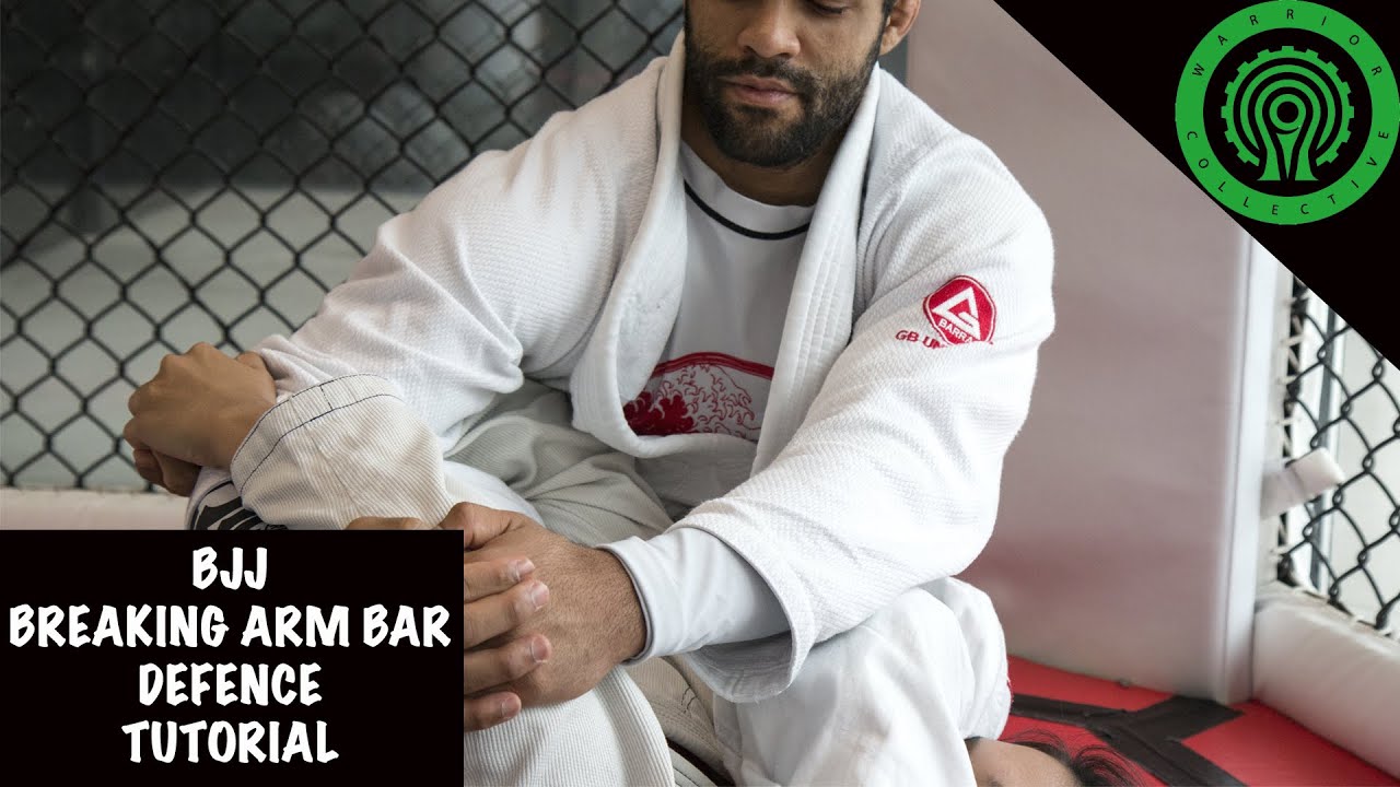 BJJ Breaking Arm Bar Defence Tutorial - YouTube