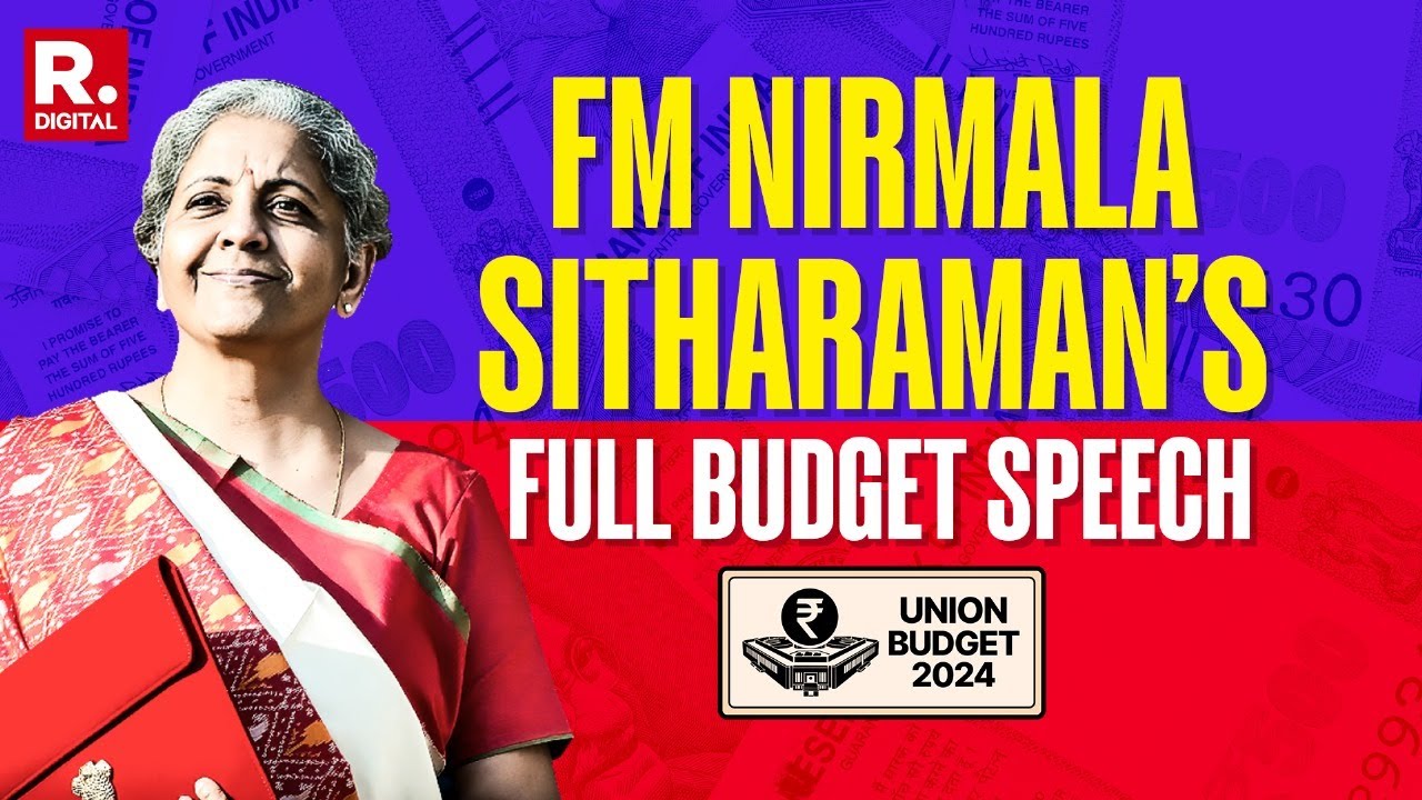 Union Budget 2024 LIVE: Nirmala Sitharaman Presents Budget In Lok Sabha ...