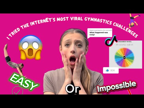 I TRIED THE INTERNET’S MOST VIRAL GymNaSTICs CHALLENGES!😱 *crazy*