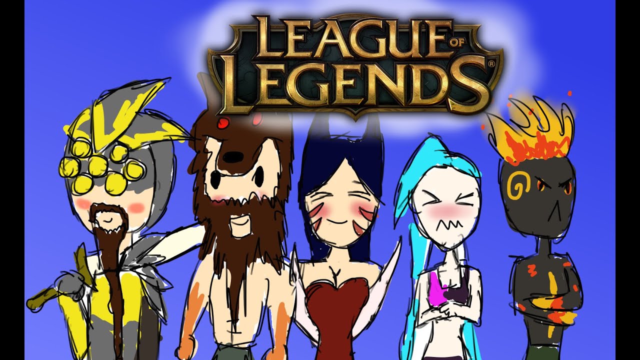 Playing League Of Legends with friends and having Fun :D - YouTube