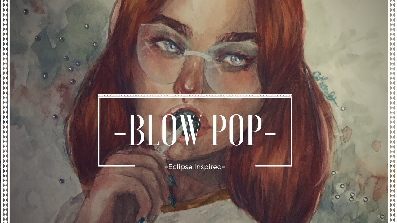 Blow POP- Watercolor - YouTube