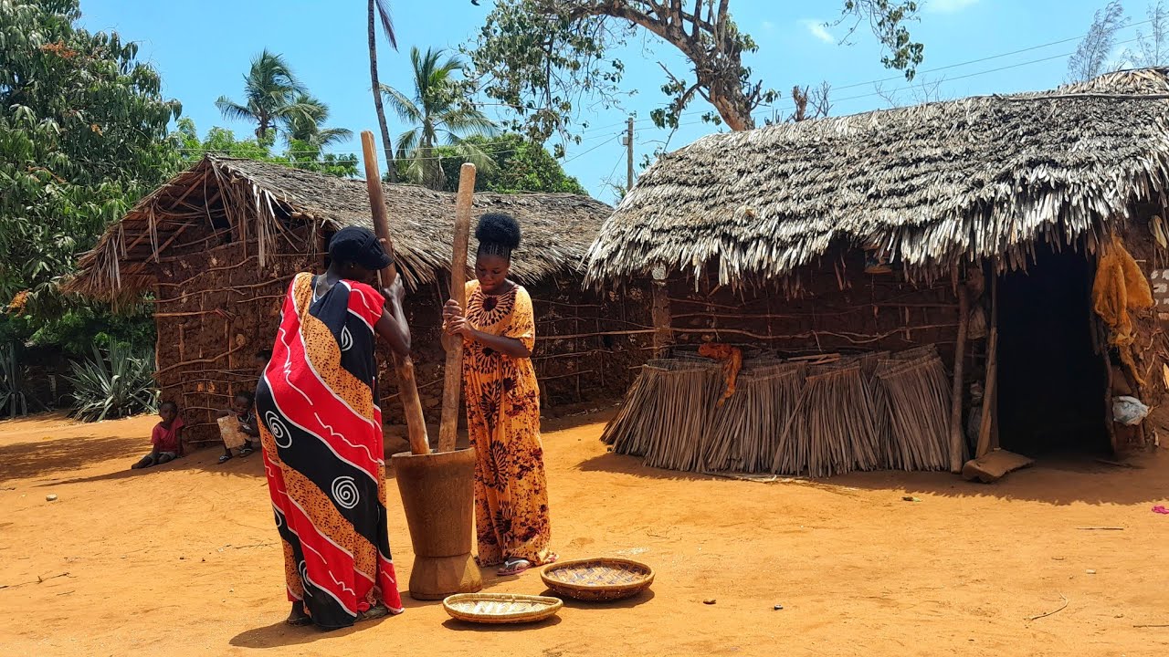 Cooking Most Delicious Village Food For Dinner/African village life ...