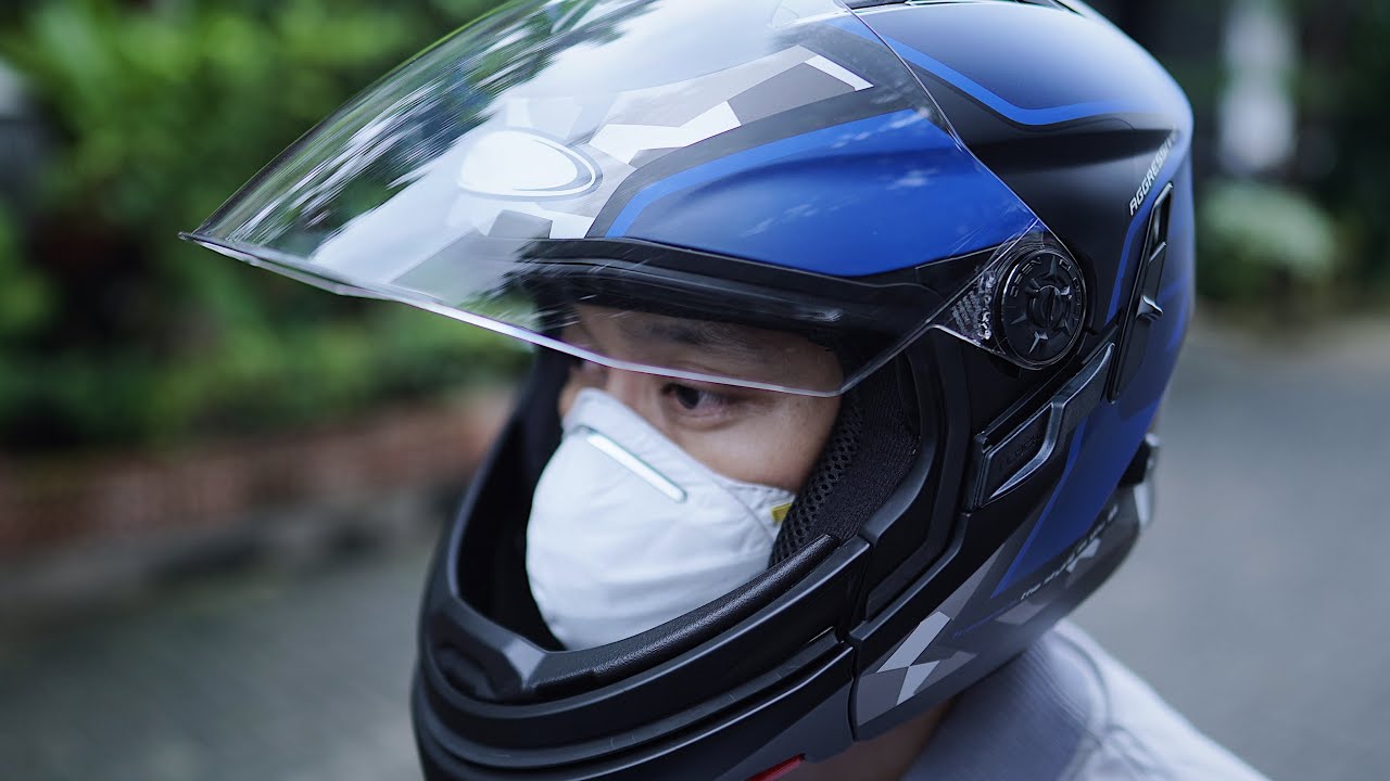 Helm Fullface Gak Ribet Maskeran - Review Zeus ZS613C Modular - YouTube