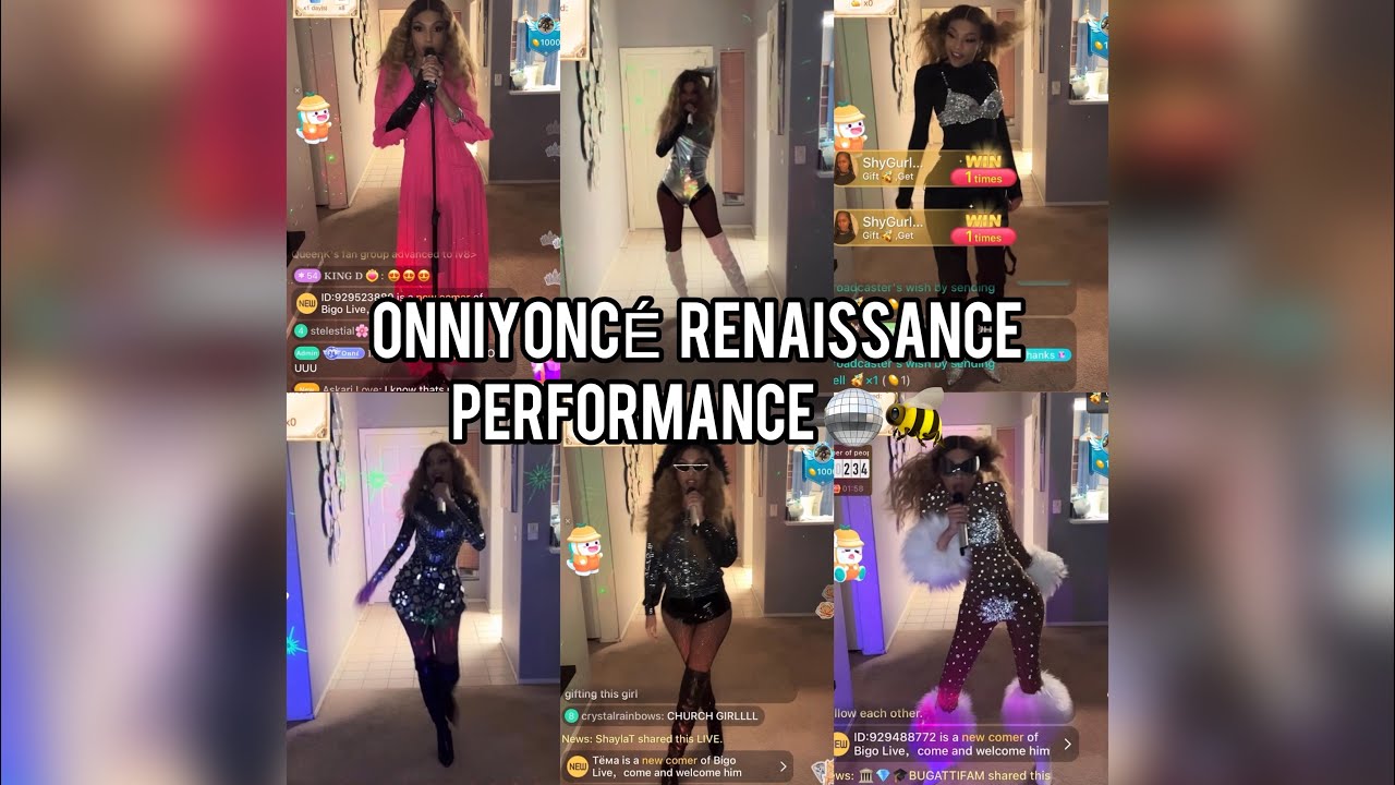 Onniyonce Renaissance Performance *MUST SEE* - YouTube