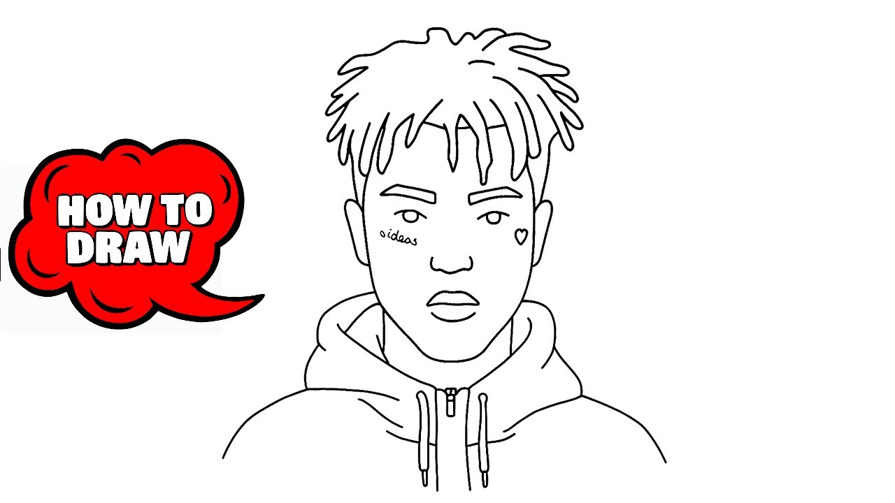 How to Draw XXXTentacion - Step by Step ️ | Easy Drawing Tutorial for ...