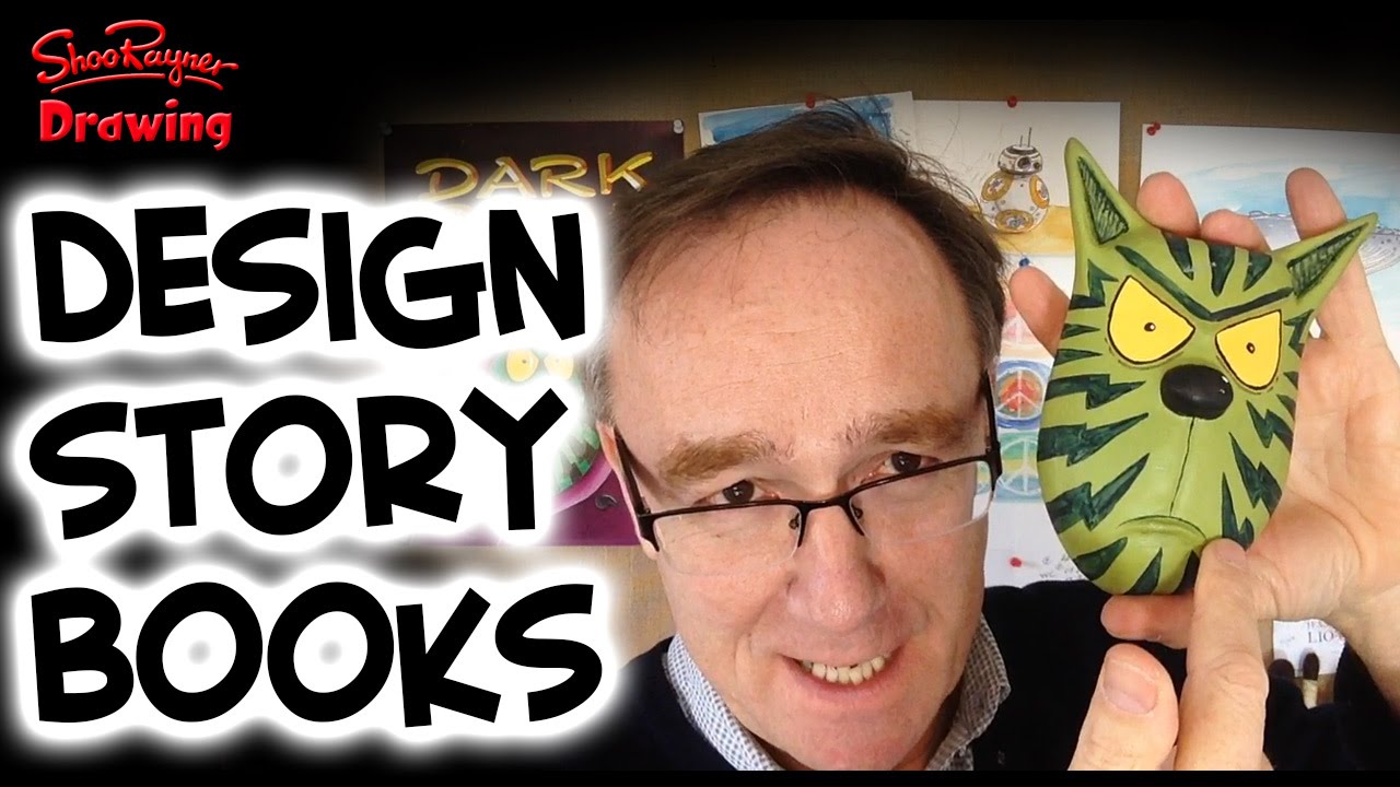 How to design Children's Book Characters using Models - YouTube