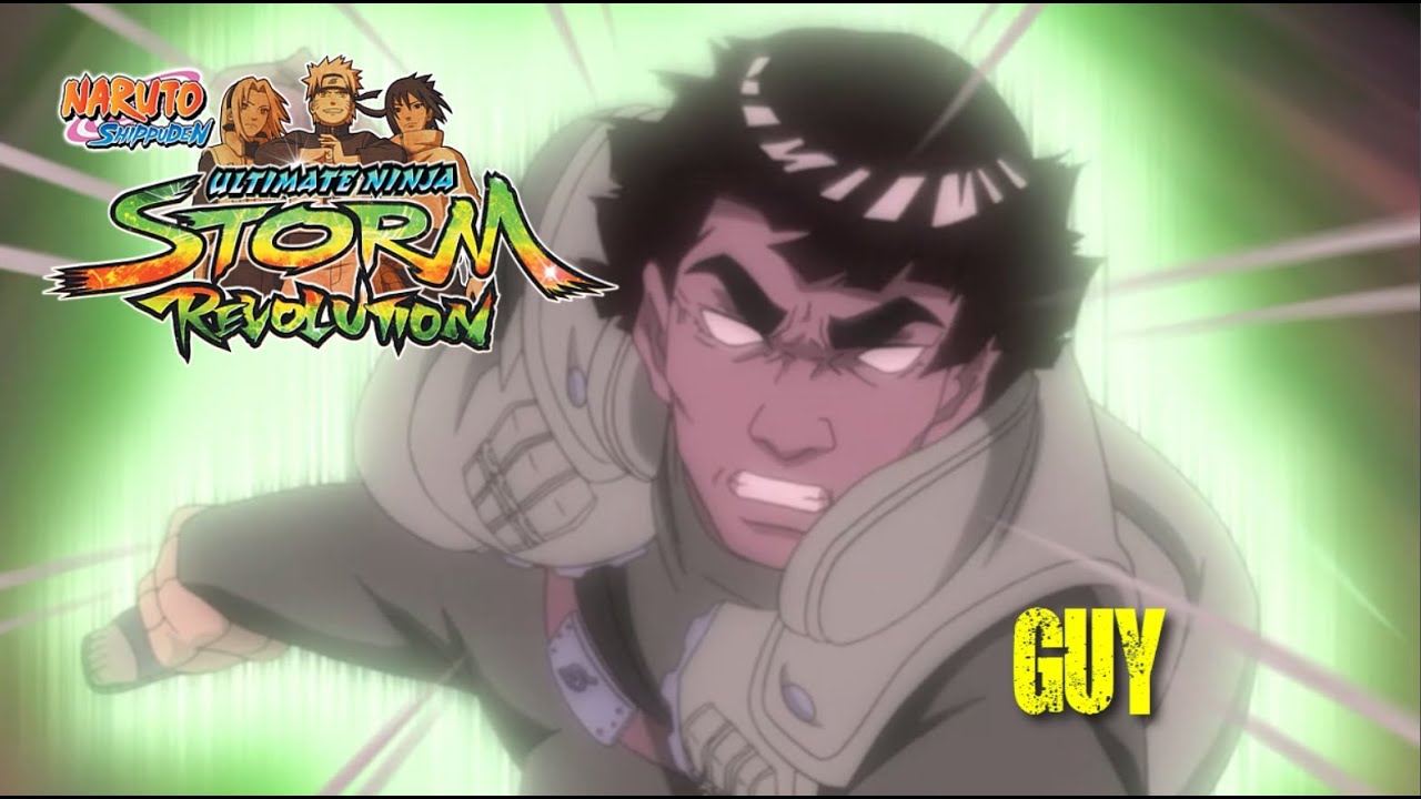 Naruto Shippuden Ultimate Ninja Storm Revolution: Guy - YouTube