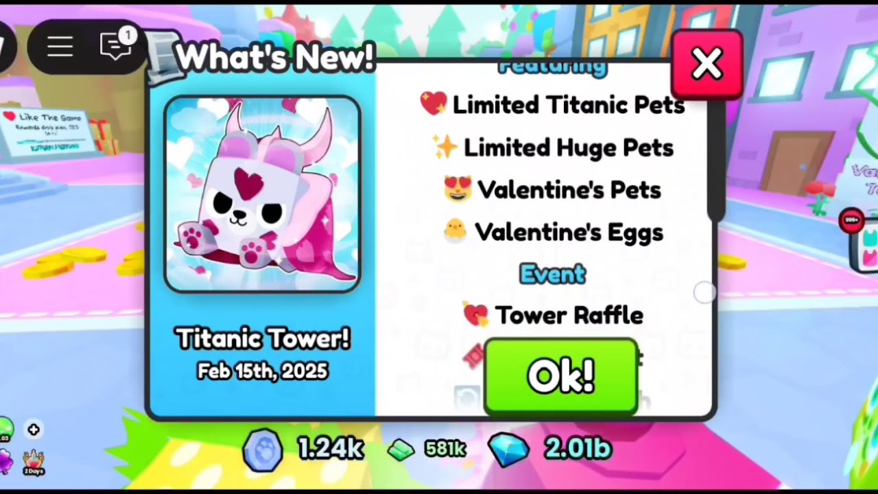 Pet Simulator 99 | Valentine's Update | Forever Pack Opening | New ...