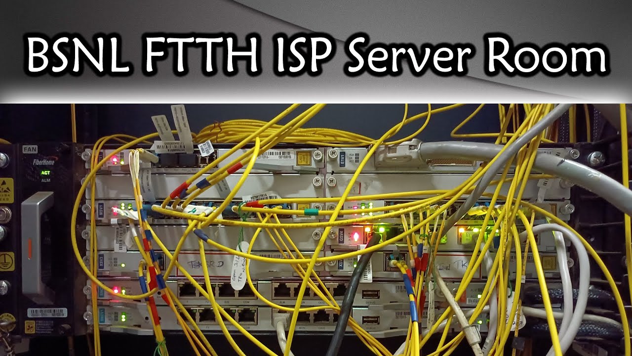 BSNL FTTH ISP Server Room in Tamil | Bharat Fiber (BSNL Fiber Broadband ...