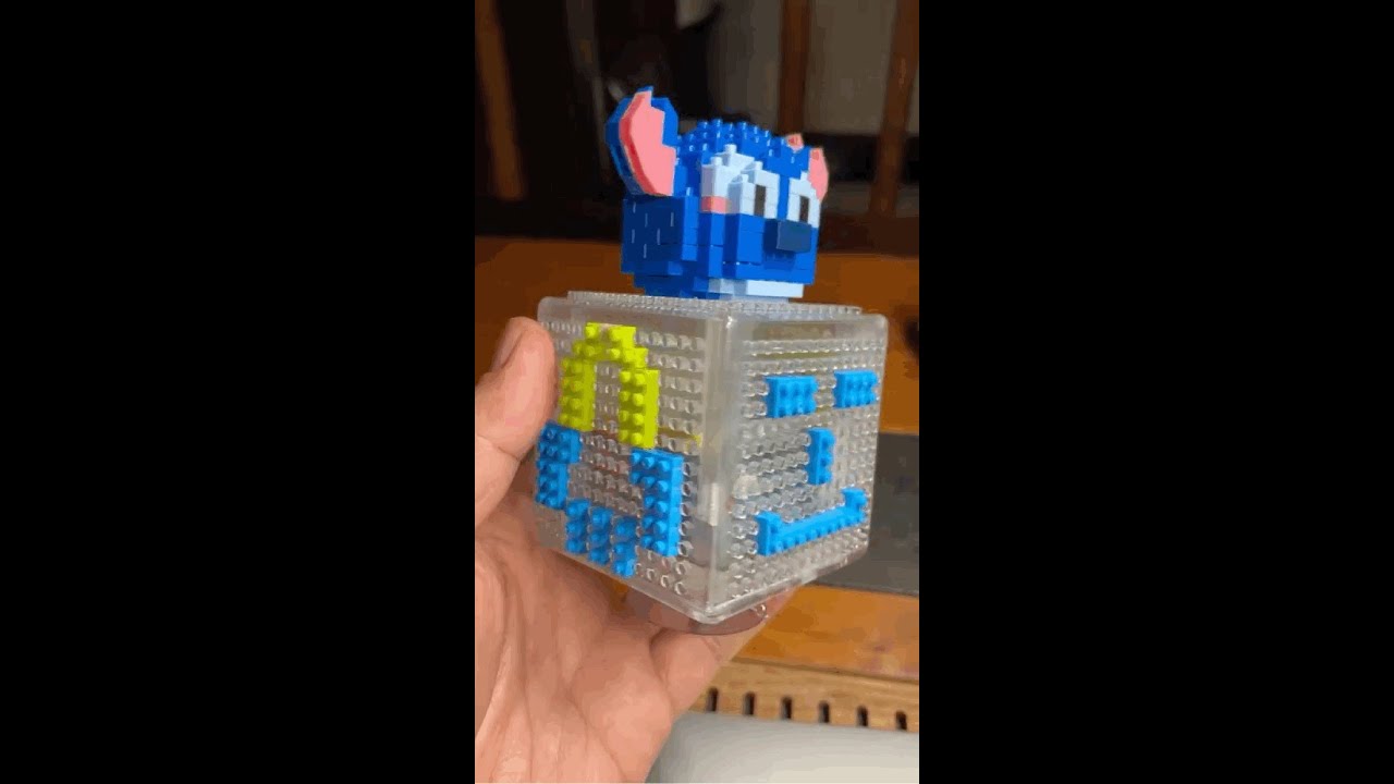 miniature building block Bluetooth speaker - YouTube