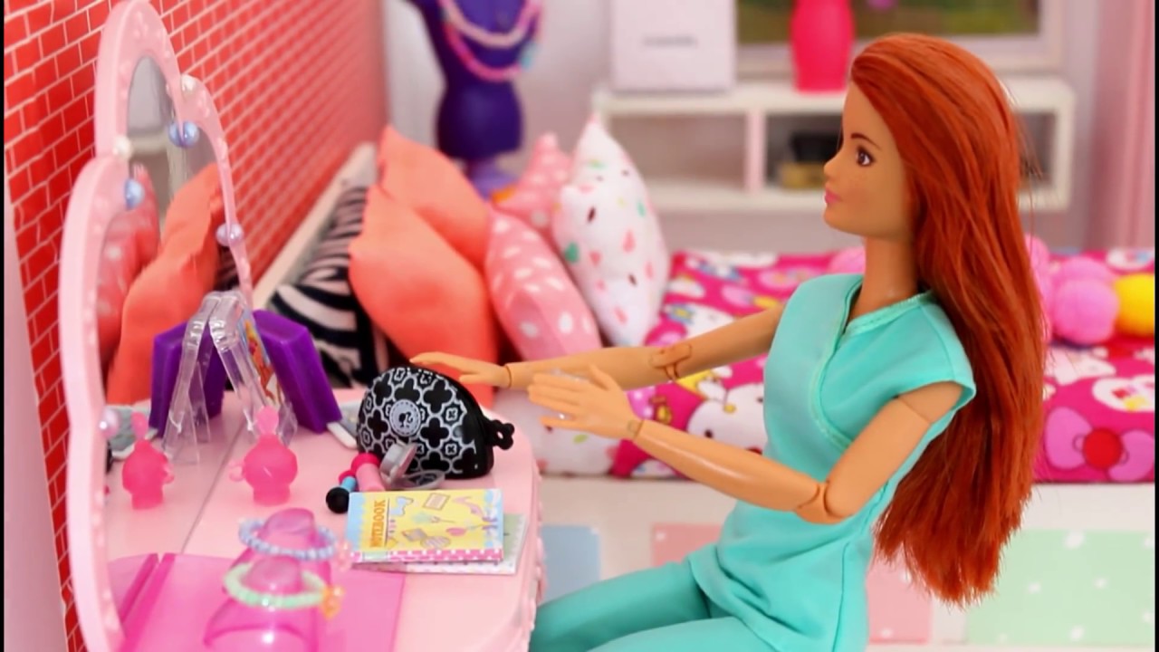Barbie Doll Morning Routine For Work And The Flower Princess Magic ...
