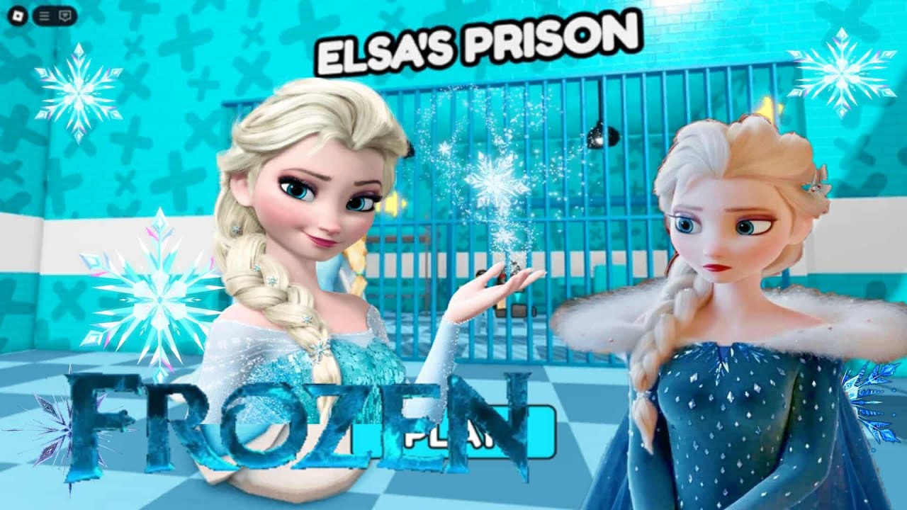 Elsa's prison Run in ROBLOX - YouTube