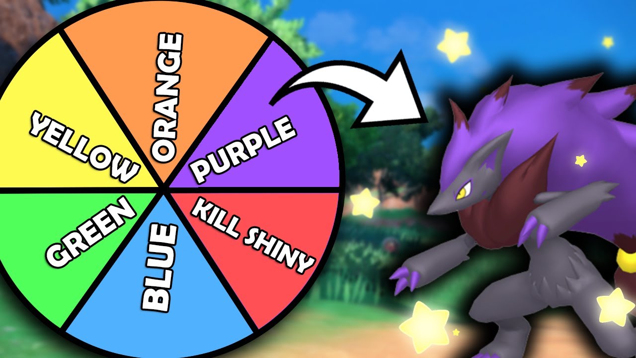 I let a Color Wheel decide my SHINY HUNT in Pokemon Scarlet and Violet ...