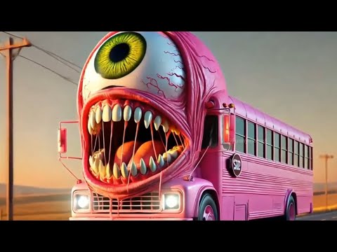 Pink Bus infected alien wow #cat #animation #bus #monster #alien - YouTube