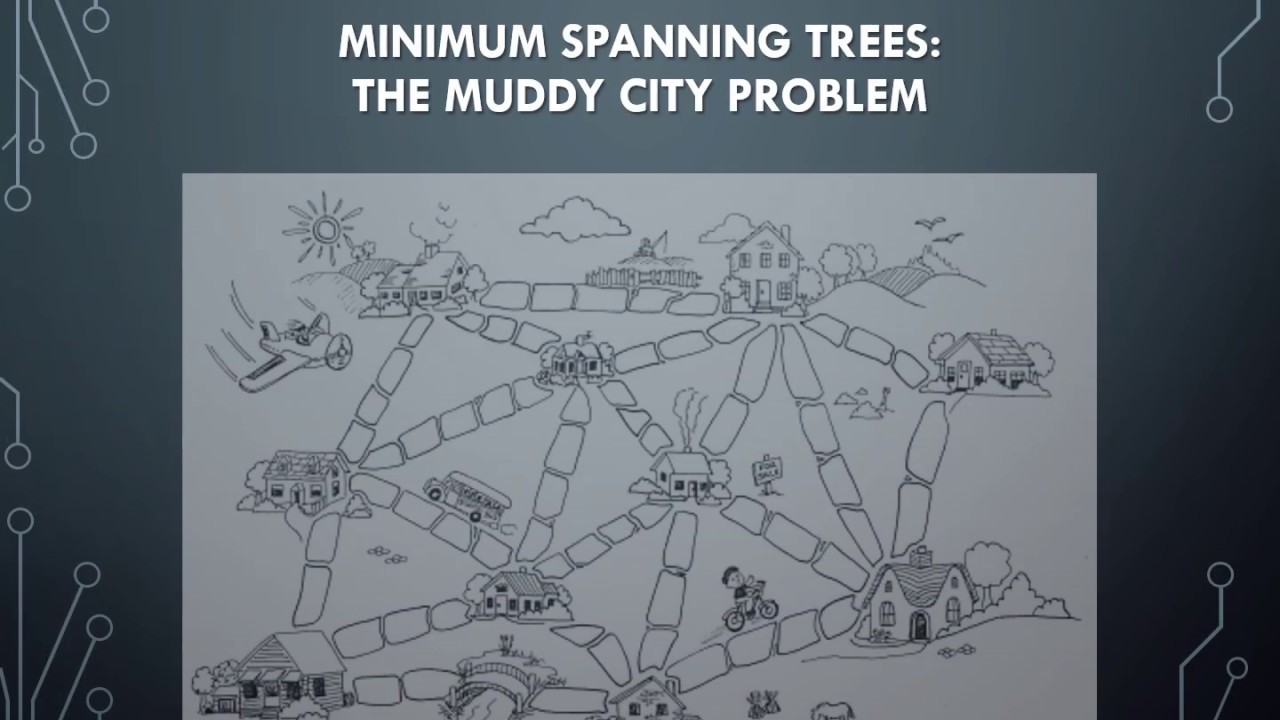 Minimum Spanning Trees - The Muddy City Problem - YouTube