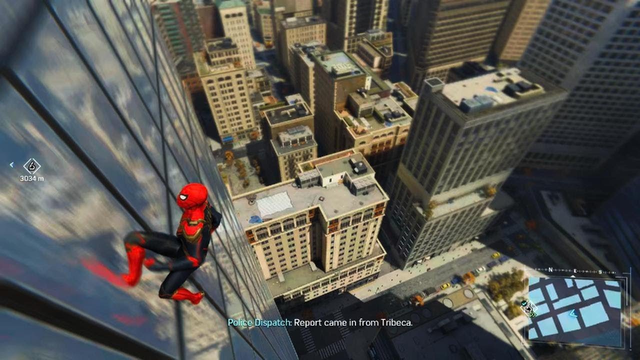 Marvel's Spider-Man Remastered showing RT, suits and time change - YouTube